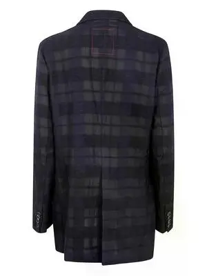 UMA WANG Checked Wool Blazer