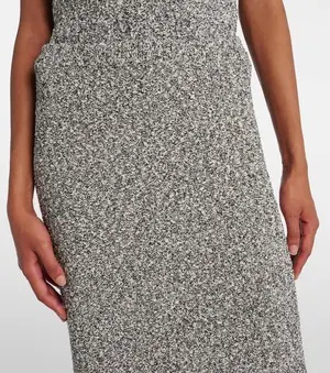 Tory Burch Tweed Pencil Skirt - Grey
