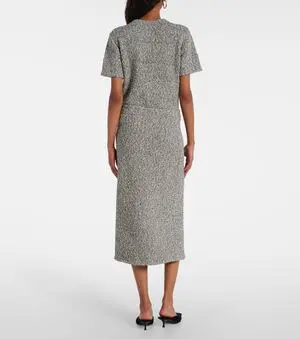 Tory Burch Tweed Pencil Skirt - Grey