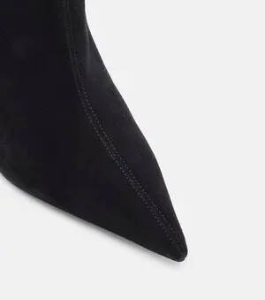Paris Texas Jessica 75 Suede Knee-high Boots - Black