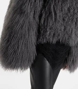 Attico Shearling Jacket - Grey