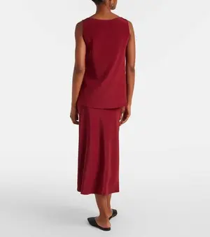 Max Mara Pecora Silk-blend Top
