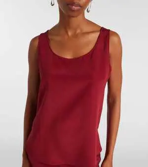 Max Mara Pecora Silk-blend Top