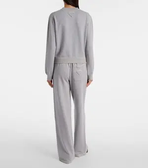 Prada Cotton Jersey Sweatshirt - Grey