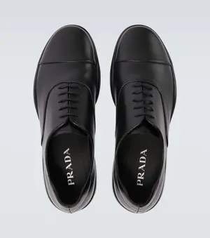 Prada Toblach Leather Sneakers