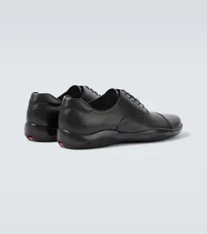 Prada Toblach Leather Sneakers