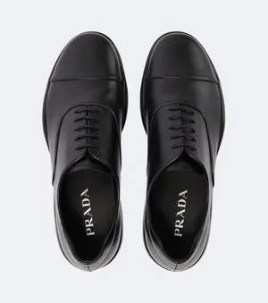 Prada Toblach Leather Sneakers