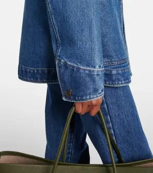 Loro Piana Corduroy-trimmed Denim Jacket