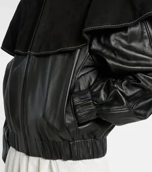 JW Anderson Caped Leather Jacket