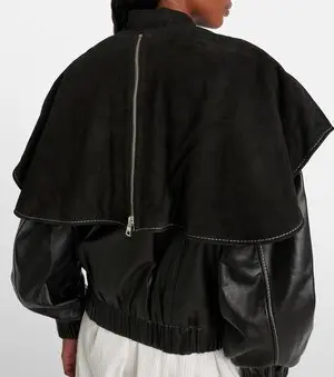 JW Anderson Caped Leather Jacket