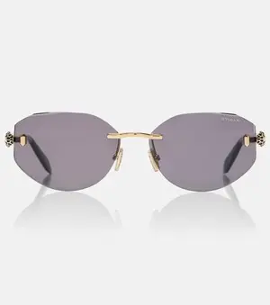BVLGARI Serpenti Forever Oval Sunglasses - Gold