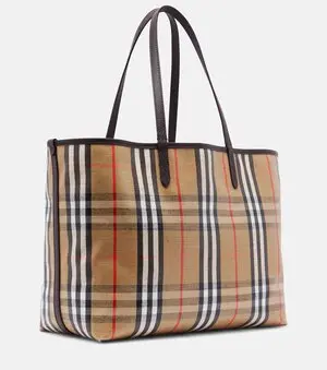 Burberry Highlands Medium Jacquard Tote Bag