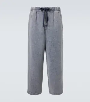 Loewe Mid-rise Wide-leg Jeans - Blue