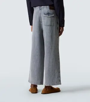 Loewe Mid-rise Wide-leg Jeans