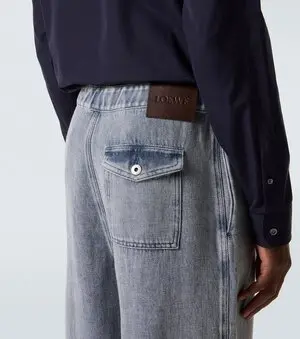 Loewe Mid-rise Wide-leg Jeans