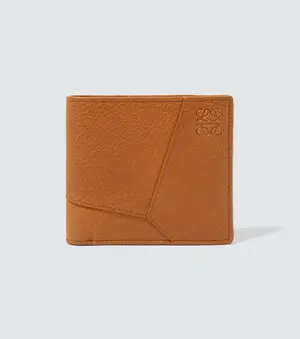 Loewe Puzzle Leather Wallet Brown