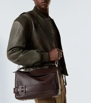 Loewe Puzzle Biker Large Leather Shoulder Bag
