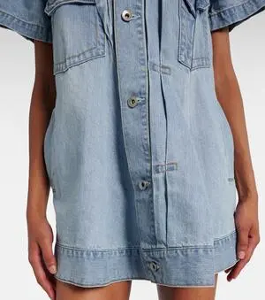 Sacai Deconstructed Denim Minidress