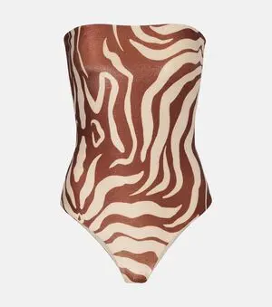 Johanna Ortiz Alta Mar Printed Swimsuit - Multicoloured