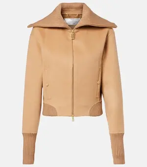 Victoria Beckham Wool And Cashmere Jacket - Beige