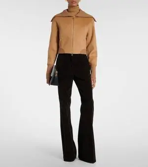 Victoria Beckham Wool And Cashmere Jacket - Beige