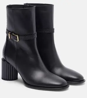 Zimmermann Eddie 70 Leather Ankle Boots