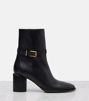 Zimmermann Eddie 70 Leather Ankle Boots
