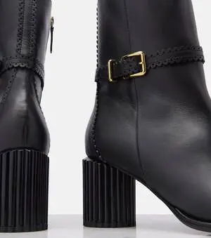 Zimmermann Eddie 70 Leather Ankle Boots