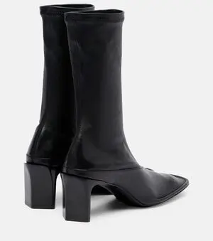 JIL SANDER Trunk Leather Mid-calf Boots