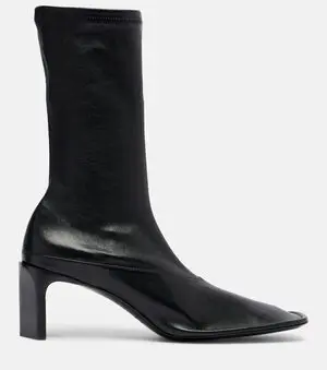 JIL SANDER Trunk Leather Mid-calf Boots