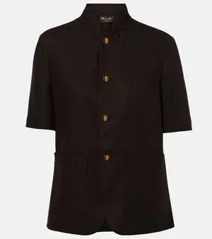 Loro Piana Linen Top - Brown