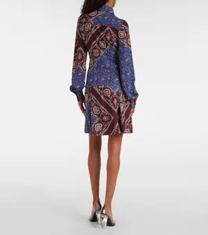 Rabanne Gathered Paisley Printed Shirt - Multicoloured