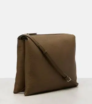 THE ROW Nu Twin Small Leather Shoulder Bag
