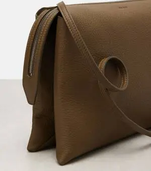 THE ROW Nu Twin Small Leather Shoulder Bag
