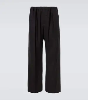 Plan C Wool Wide-leg Pants