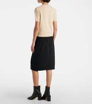 MAISON MARGIELA Four Stitches Virgin Wool Top - White