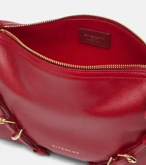 Givenchy Voyou Mini Leather Shoulder Bag - Red