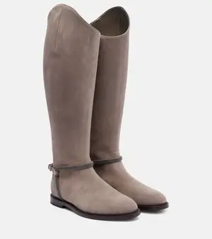 Brunello Cucinelli Flat Boots For Women