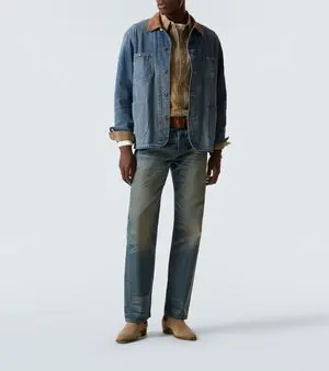 Ralph Lauren Stockton Corduroy-trimmed Denim Jacket