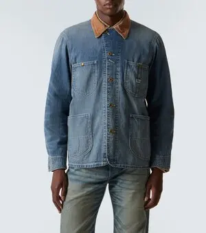 Ralph Lauren Stockton Corduroy-trimmed Denim Jacket