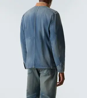 Ralph Lauren Stockton Corduroy-trimmed Denim Jacket