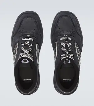 Balenciaga Hamptons Leather Sneakers