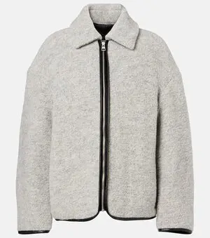 JW Anderson Wool And Cotton-blend Jacket - Grey