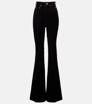 Rick Owens Bolan Flared Corduroy Pants - Black