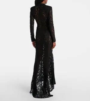 Blumarine Lace Maxi Dress