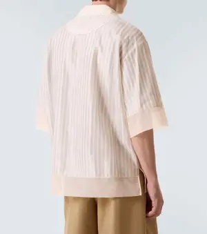 Simone Rocha Patchwork Lace Bowling Shirt