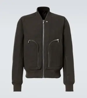 Rick Owens Virgin Wool Bomber Jacket