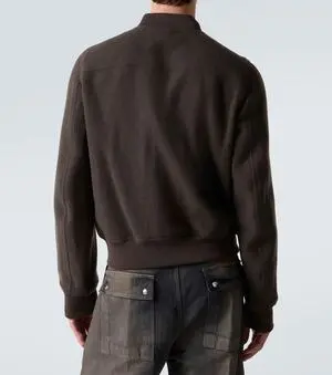 Rick Owens Virgin Wool Bomber Jacket
