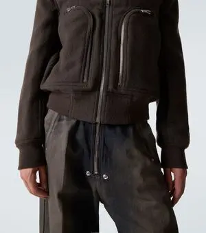 Rick Owens Virgin Wool Bomber Jacket