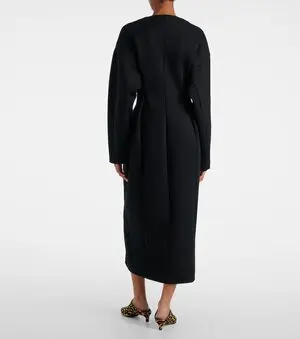 Plan C V-neck Midi Dress